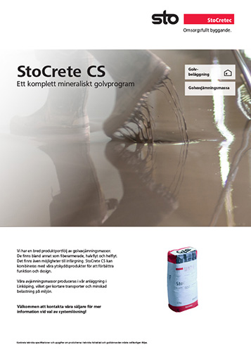 Informationsmaterial om produkter & system | Sto Scandinavia